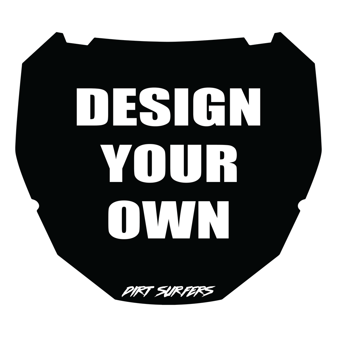 ODI Number Plate Decal - Design Your Own – Dirt Surfers