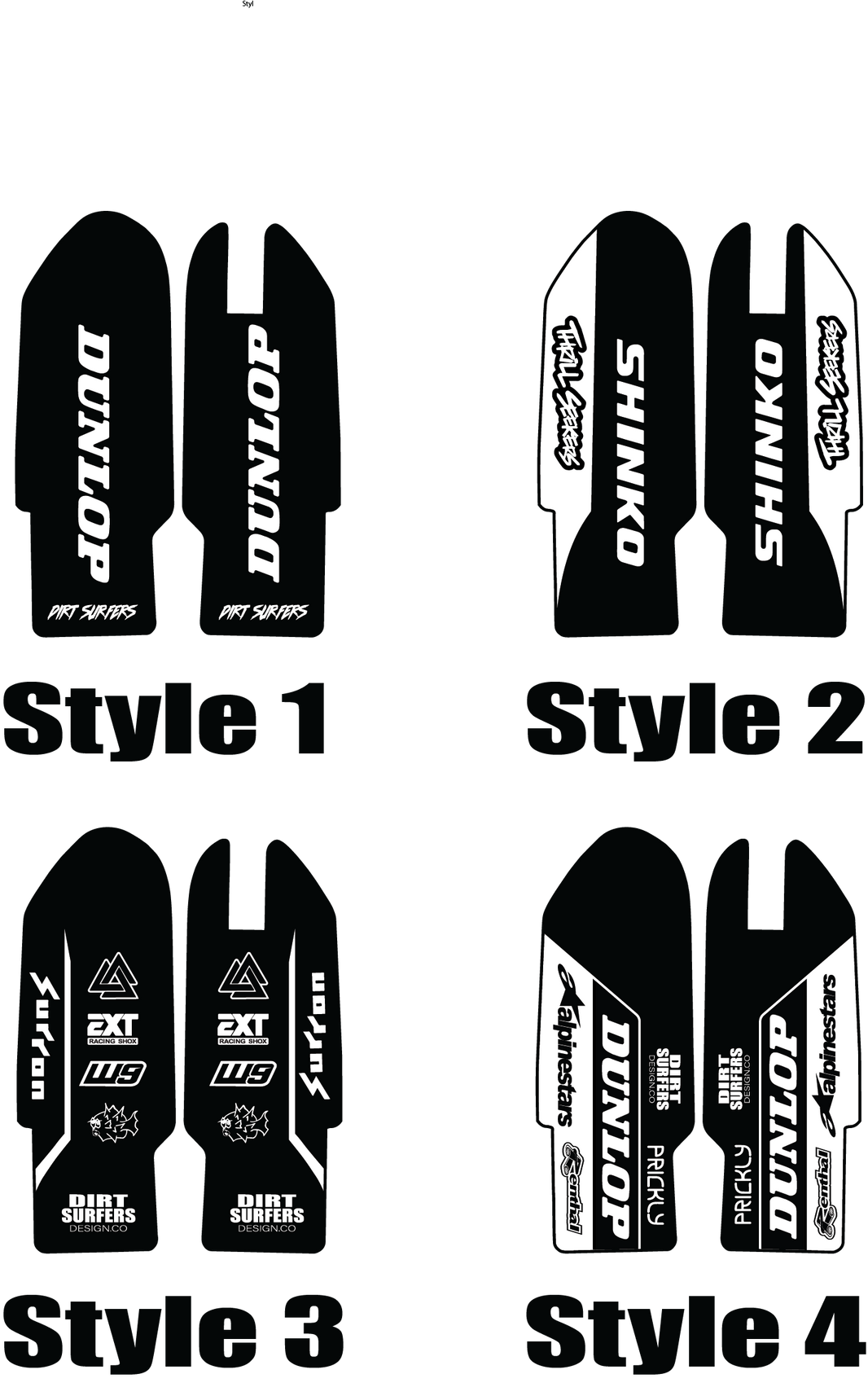 DirtSurfers.co E-bike Decals – Dirt Surfers