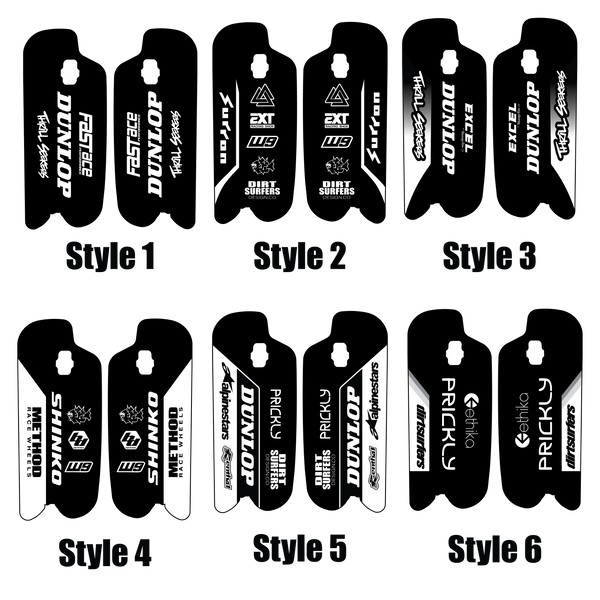 Custom Fast Ace Fork Guard Decals – Dirt Surfers