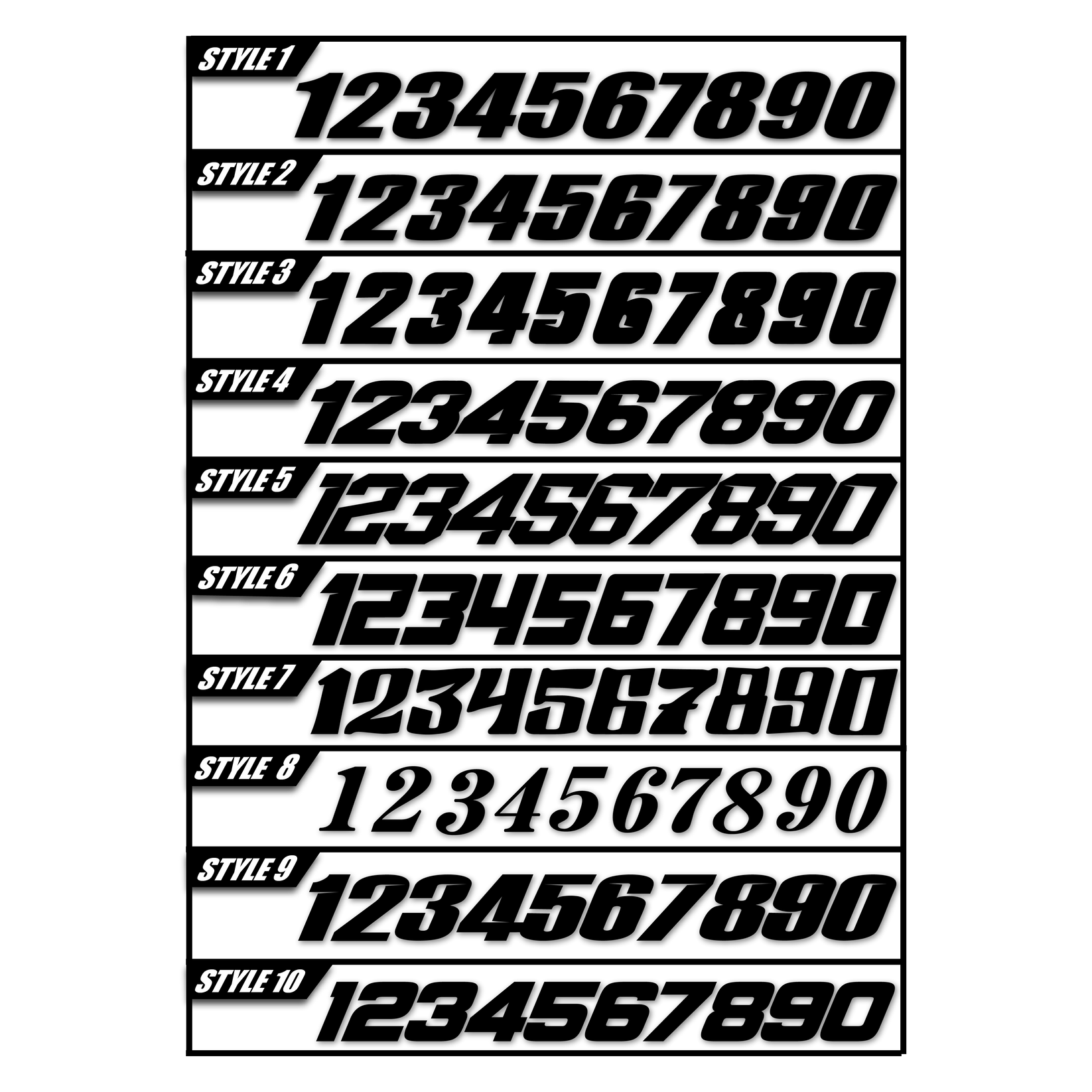Custom Motocutz Plate Decal – Dirt Surfers