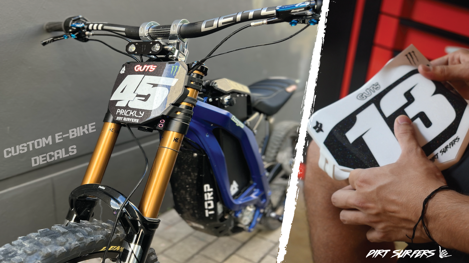 DirtSurfers.co E-bike Decals – Dirt Surfers