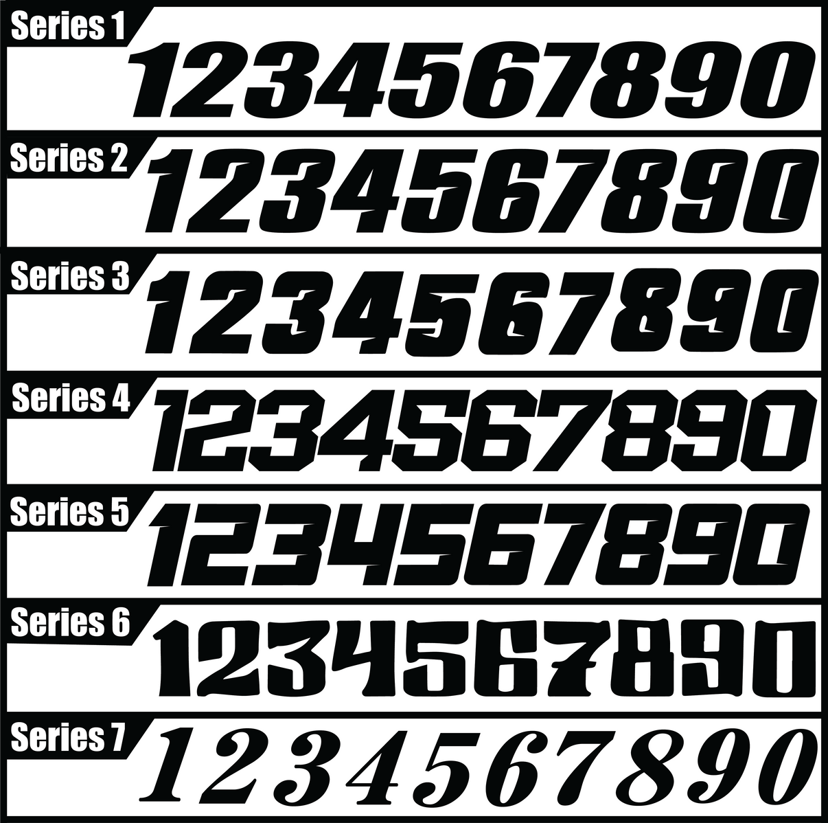Surron Number Plate Decal – Dirt Surfers