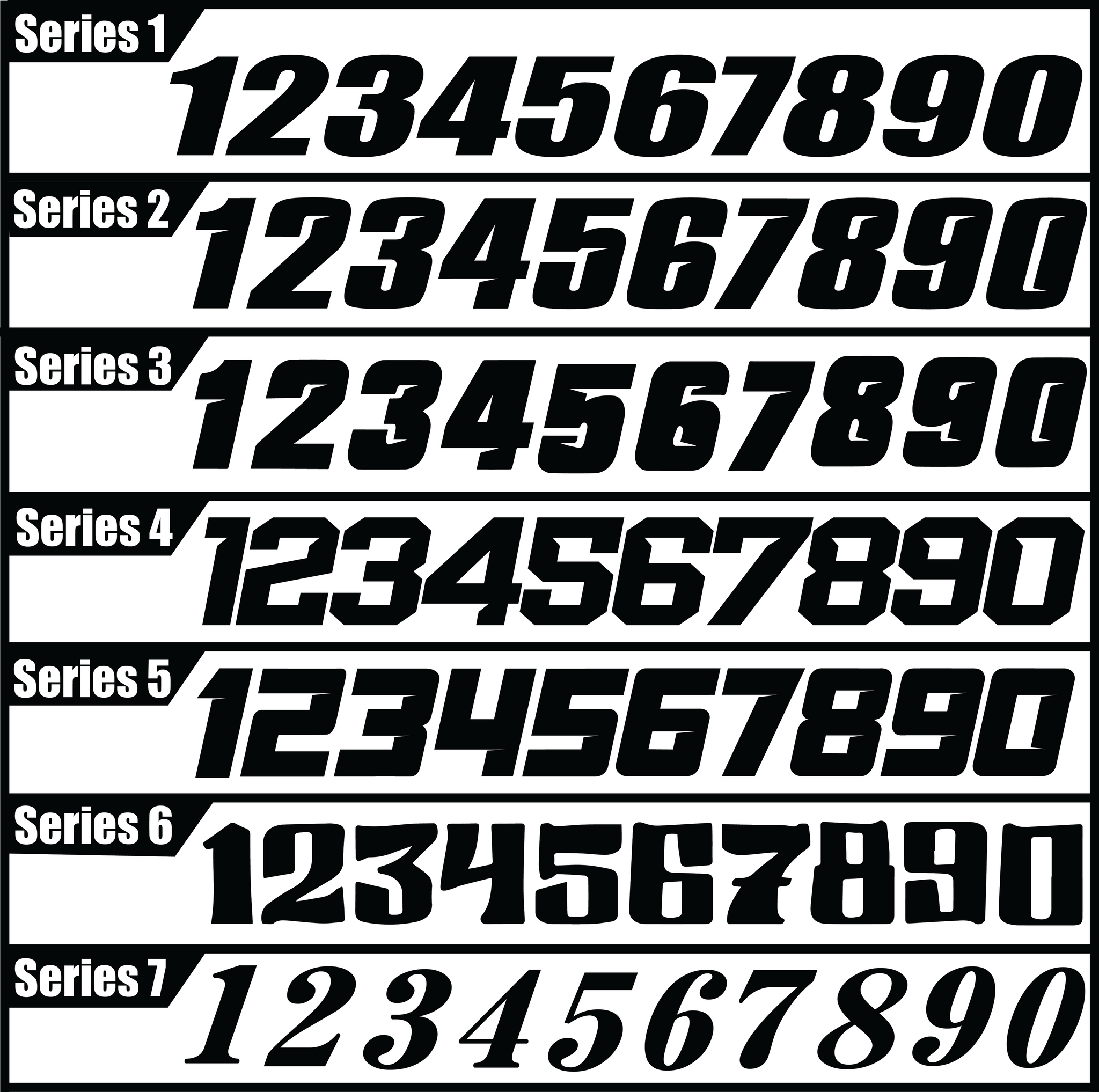 Surron Number Plate Decal – Dirt Surfers